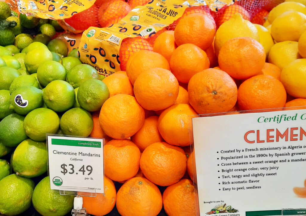 Citrus guide | Astoria Co+op