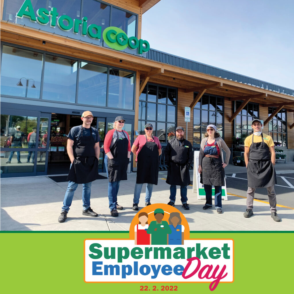Feb. 22 is Supermarket Employee Day! | Astoria Co+op