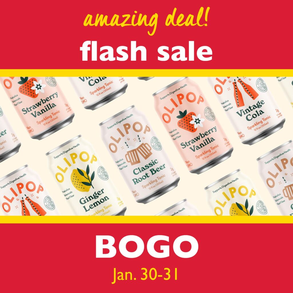 BOGO Sale on Olipop Sodas | Astoria Co+op